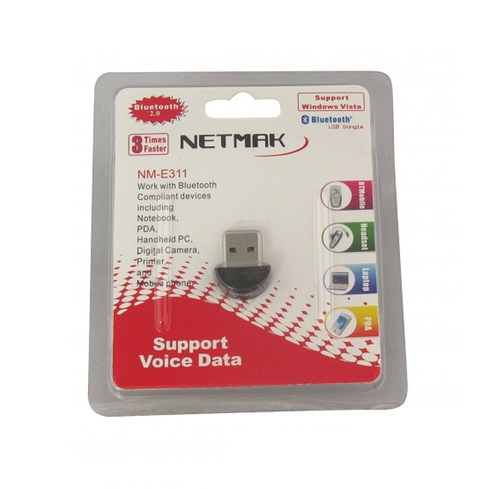 ADAPTADOR BLUETOOTH USB NM-E311 NETMAK – Sistecorp
