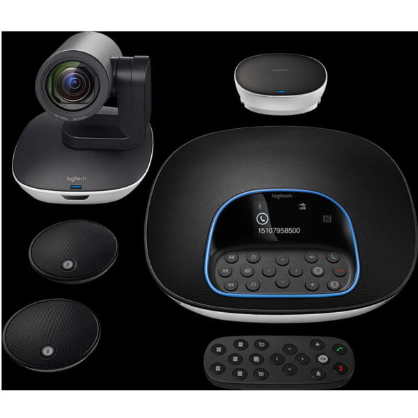 EQUIPO DE VIDEOCONFERENCIA GROUP BUNDLE C/ MICROFONO LOGITECH – Sistecorp