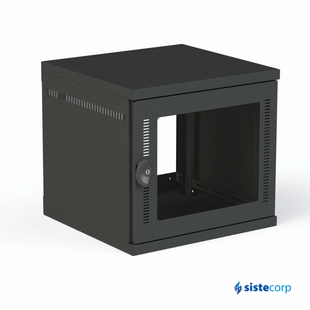 RACK MURAL 12U DE 530 MM DE PROFUNDIDAD (GMP12) – Sistecorp