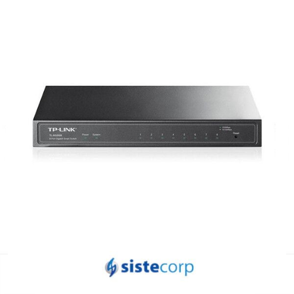 SWITCH 8P TP-LINK TL-SG2008 GIGABIT SMART (TL-SG2008) – Sistecorp