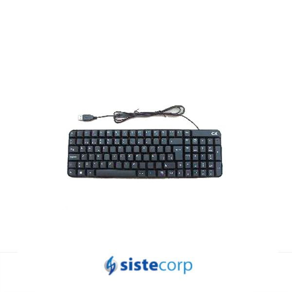 TECLADO CX USB STANDARD COMPACTO – Sistecorp
